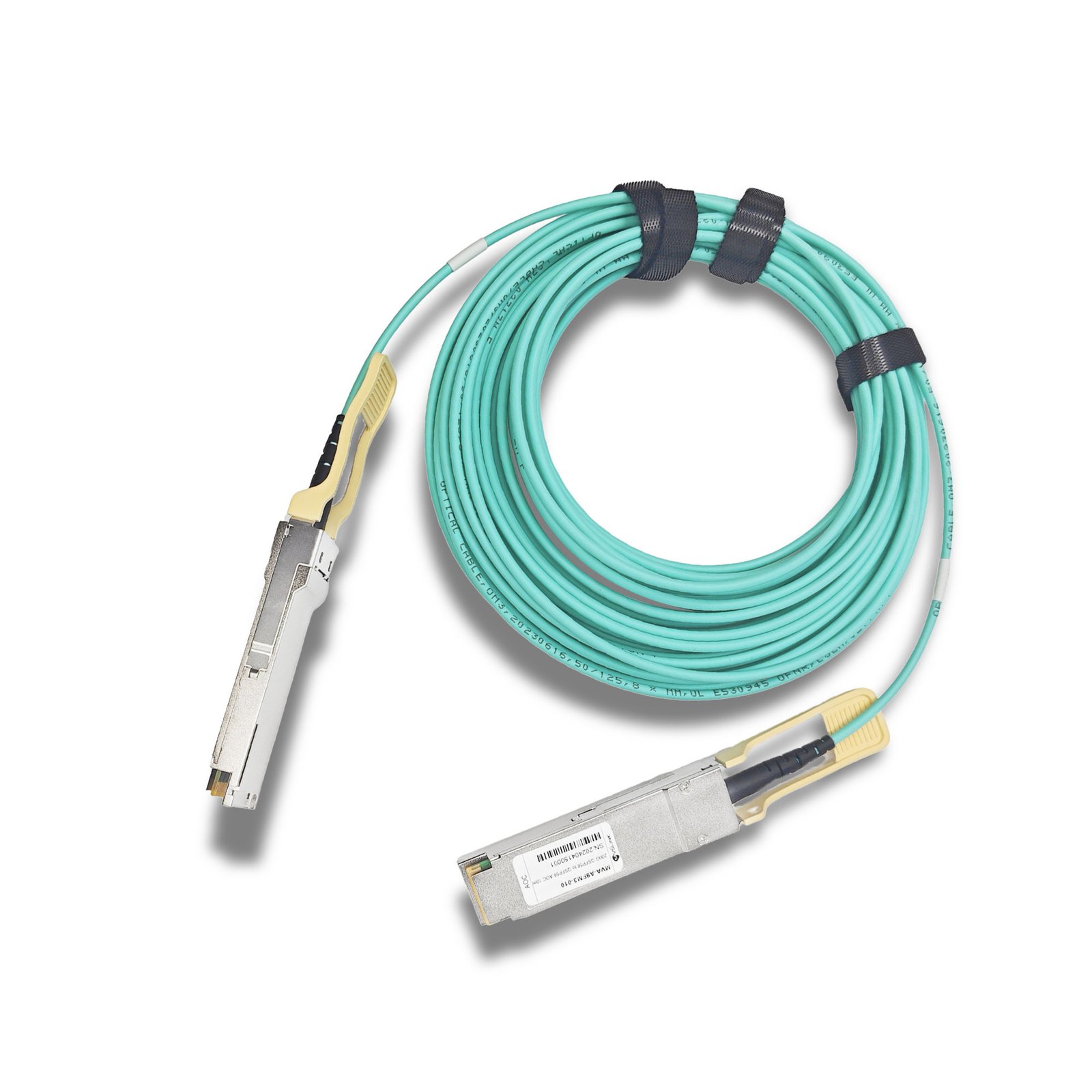 10m (33ft) Generic Compatible 200G QSFP56 Active Optical Cable ...